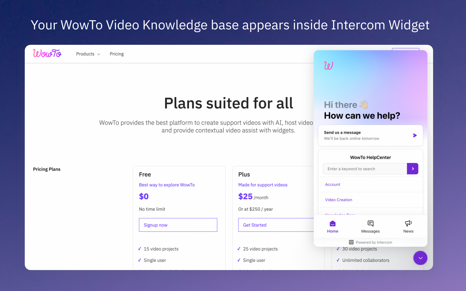 WowTo | App Store | Intercom