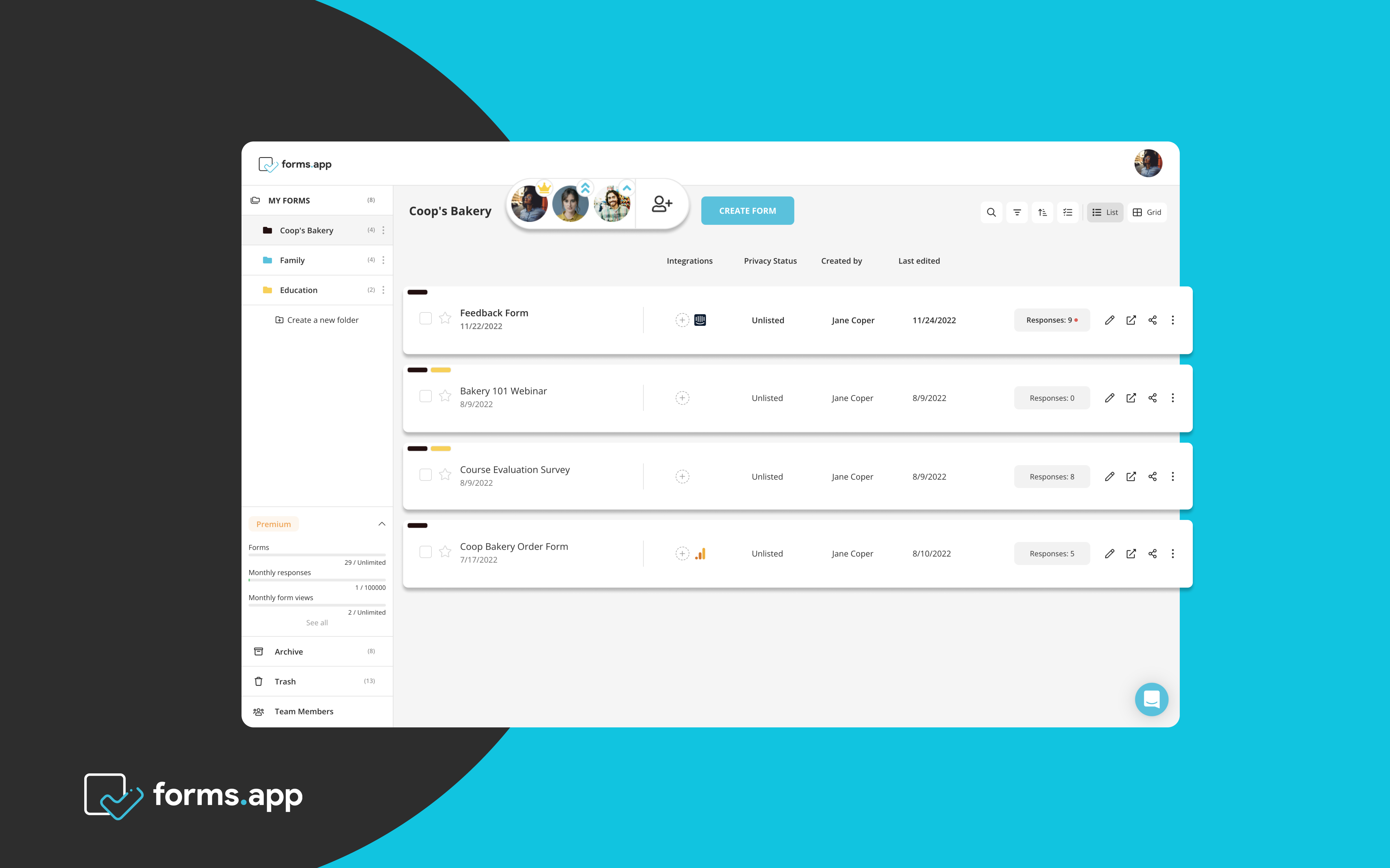 forms.app | App Store | Intercom