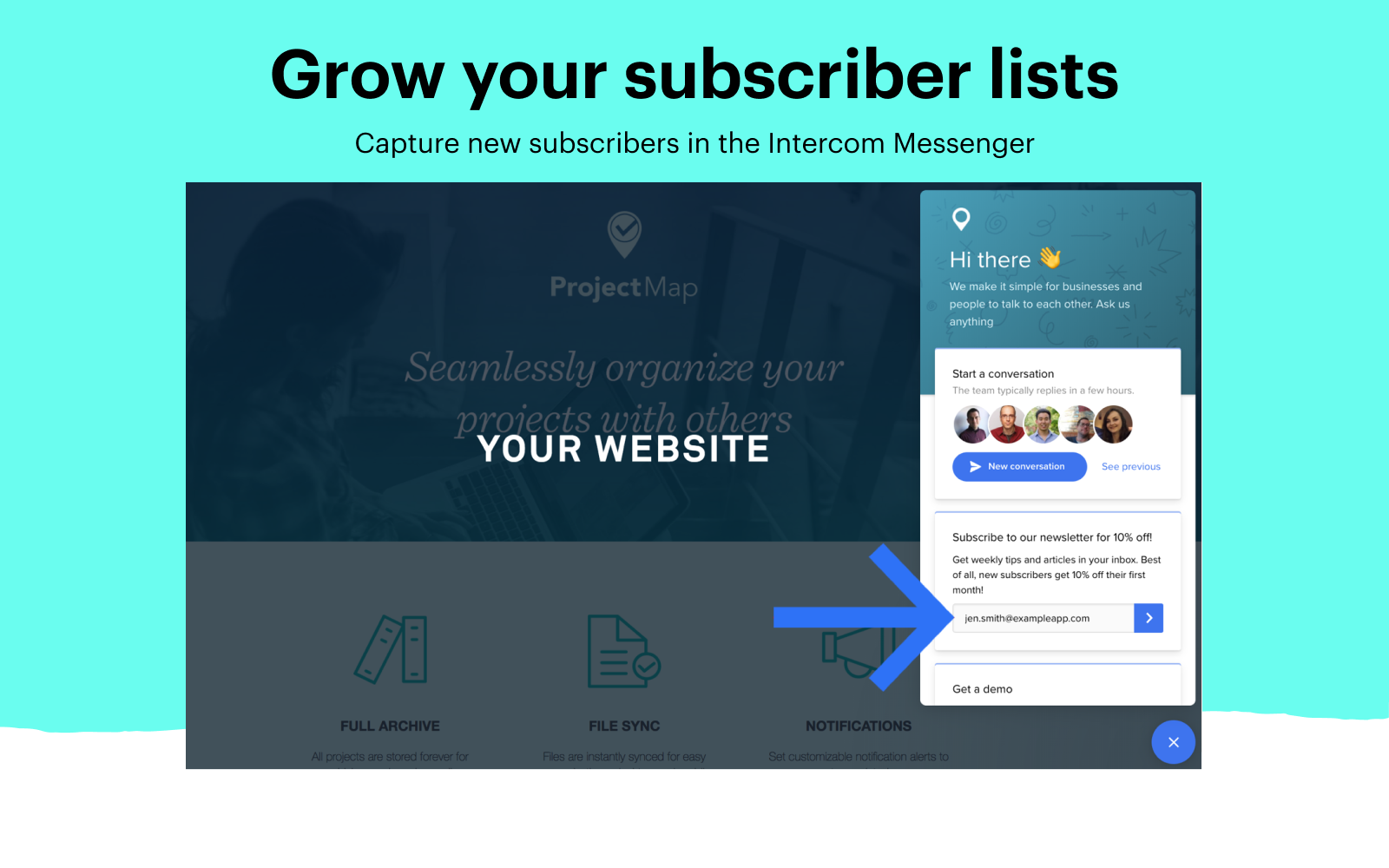 Campaign Monitor Subscribe | App Store | Intercom