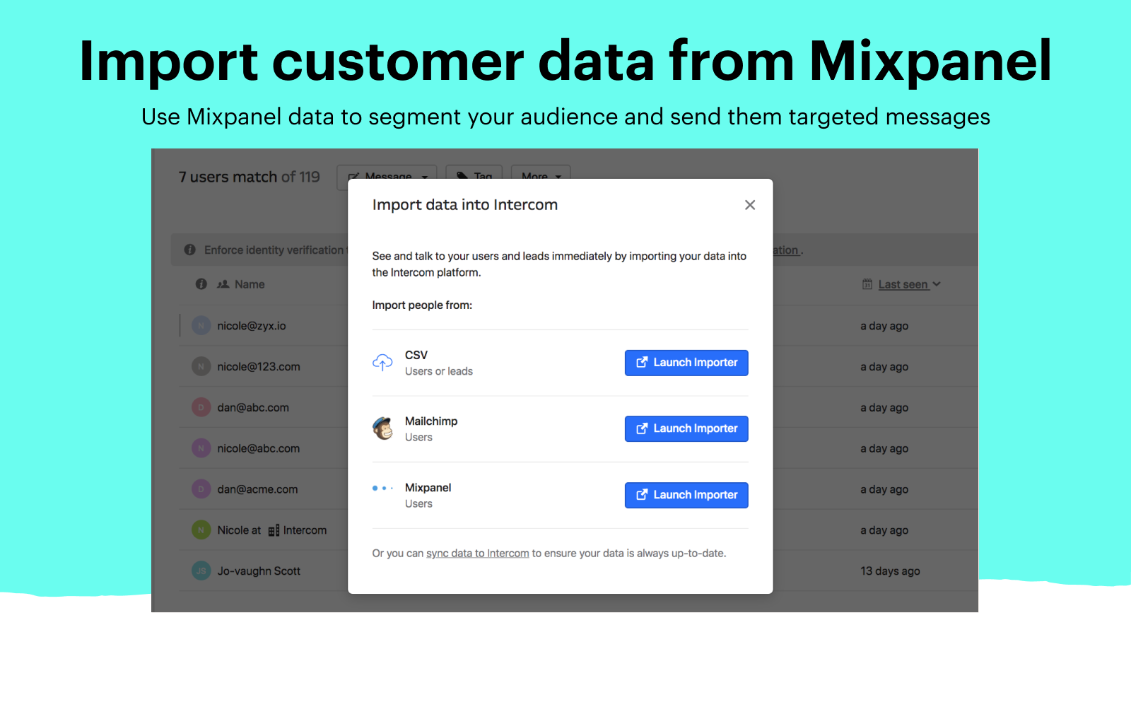Mixpanel | App Store | Intercom