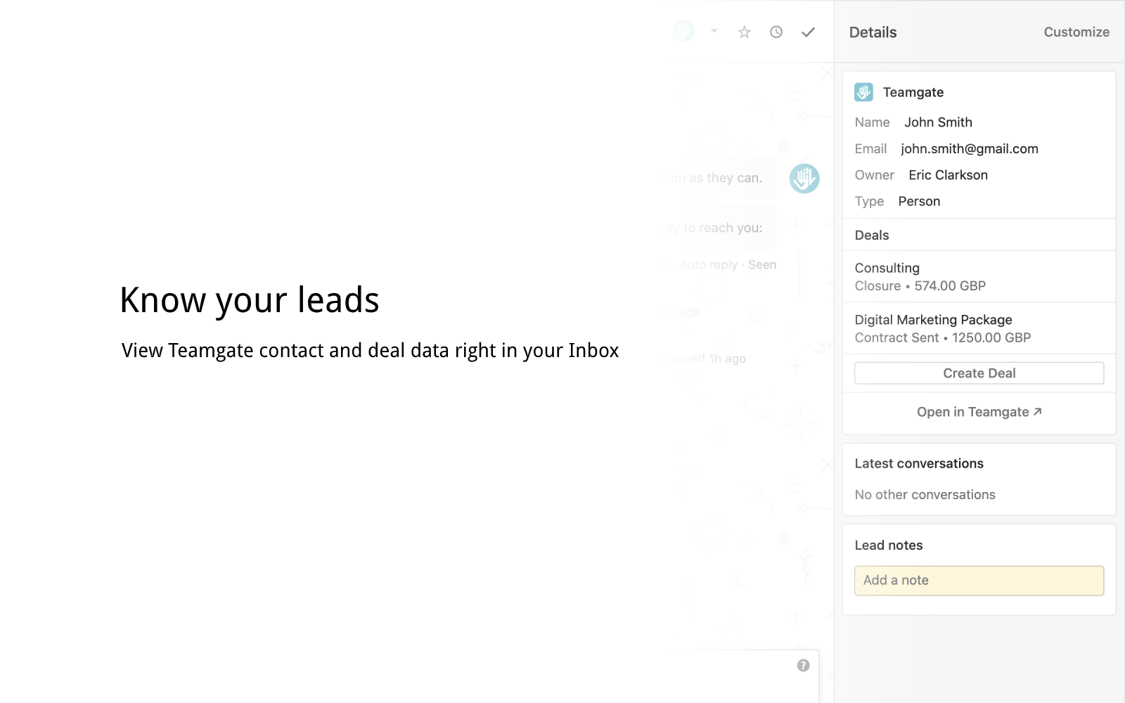 Teamgate CRM | App Store | Intercom