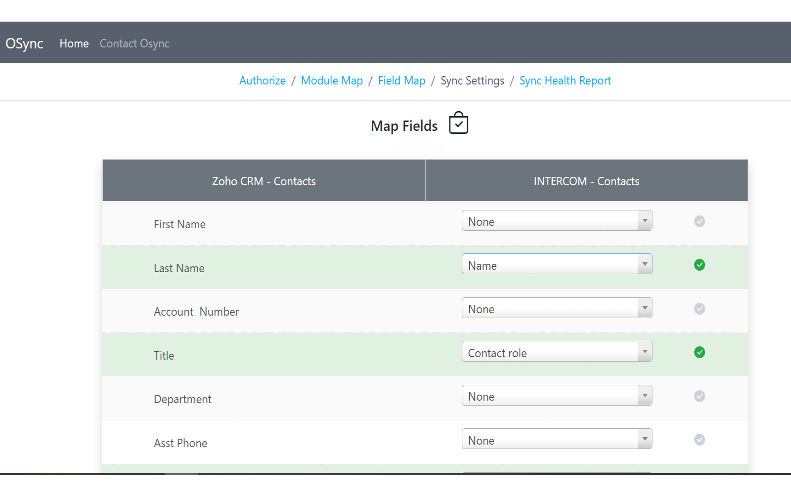 OSync | App Store | Intercom
