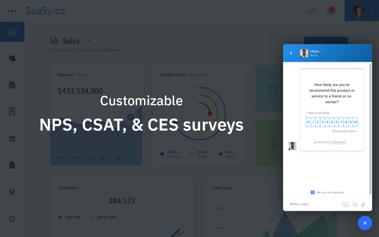 InMoment Surveys (formerly Wootric) | App Store | Intercom