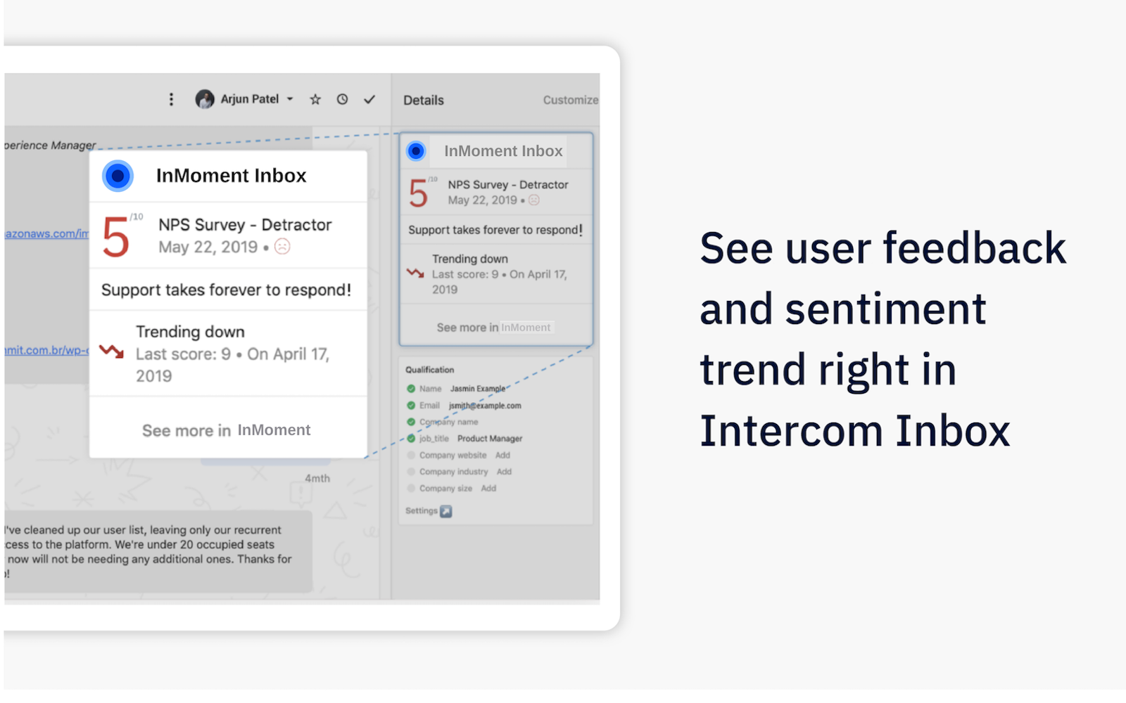 InMoment Surveys (formerly Wootric) | App Store | Intercom