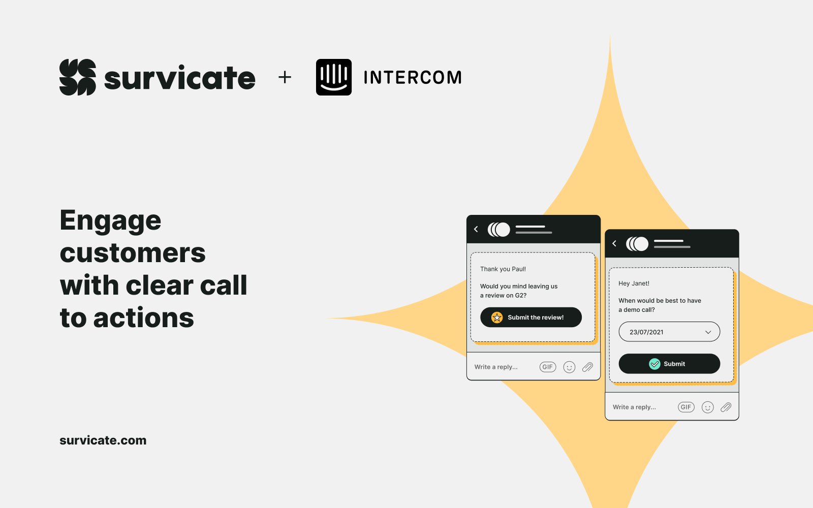 Survicate Customer Surveys | App Store | Intercom
