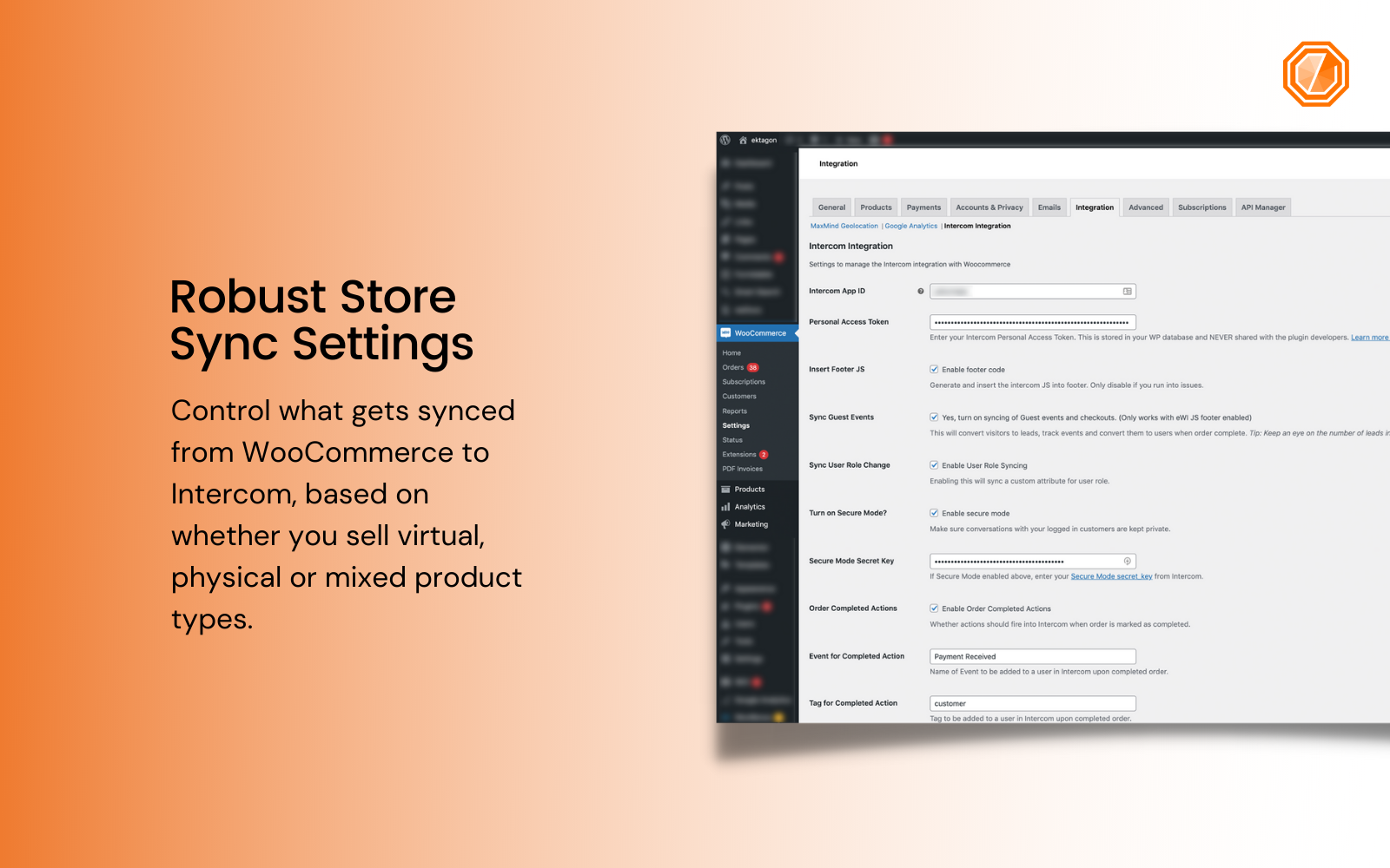 WooCommerce | App Store | Intercom