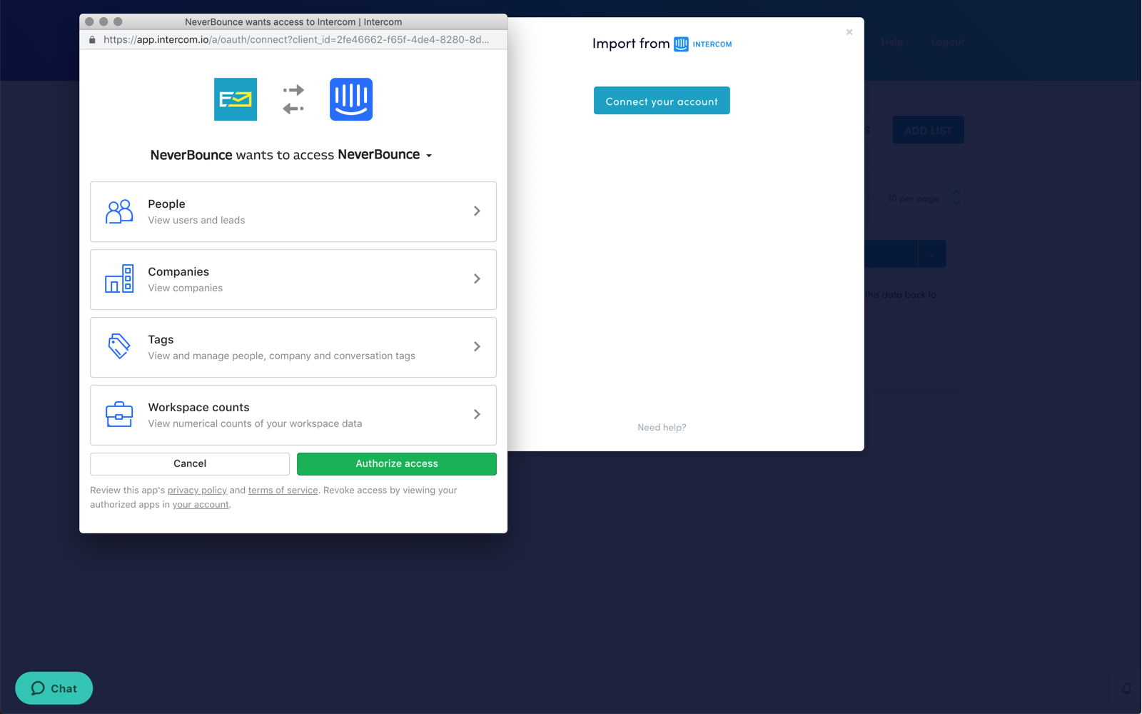 NeverBounce | App Store | Intercom
